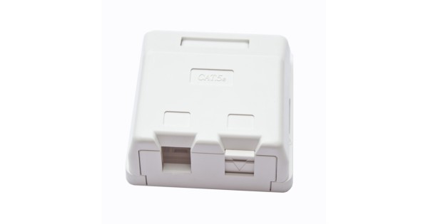 Cat6 Keystone Double Port Box