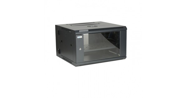 6RU Data Network Rack Cabinet Wall Box Swing Frame 550mm